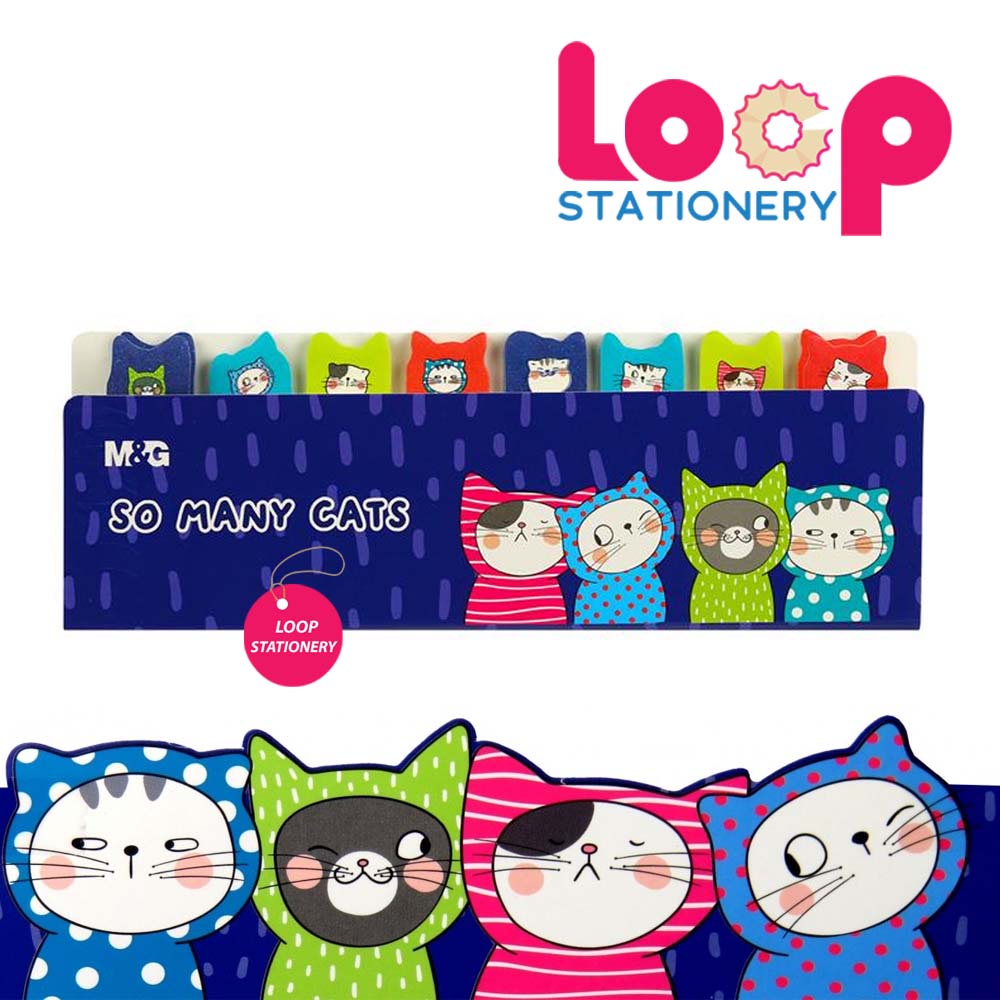 M&G So Many Cats Sticky Notes | Shopee Malaysia