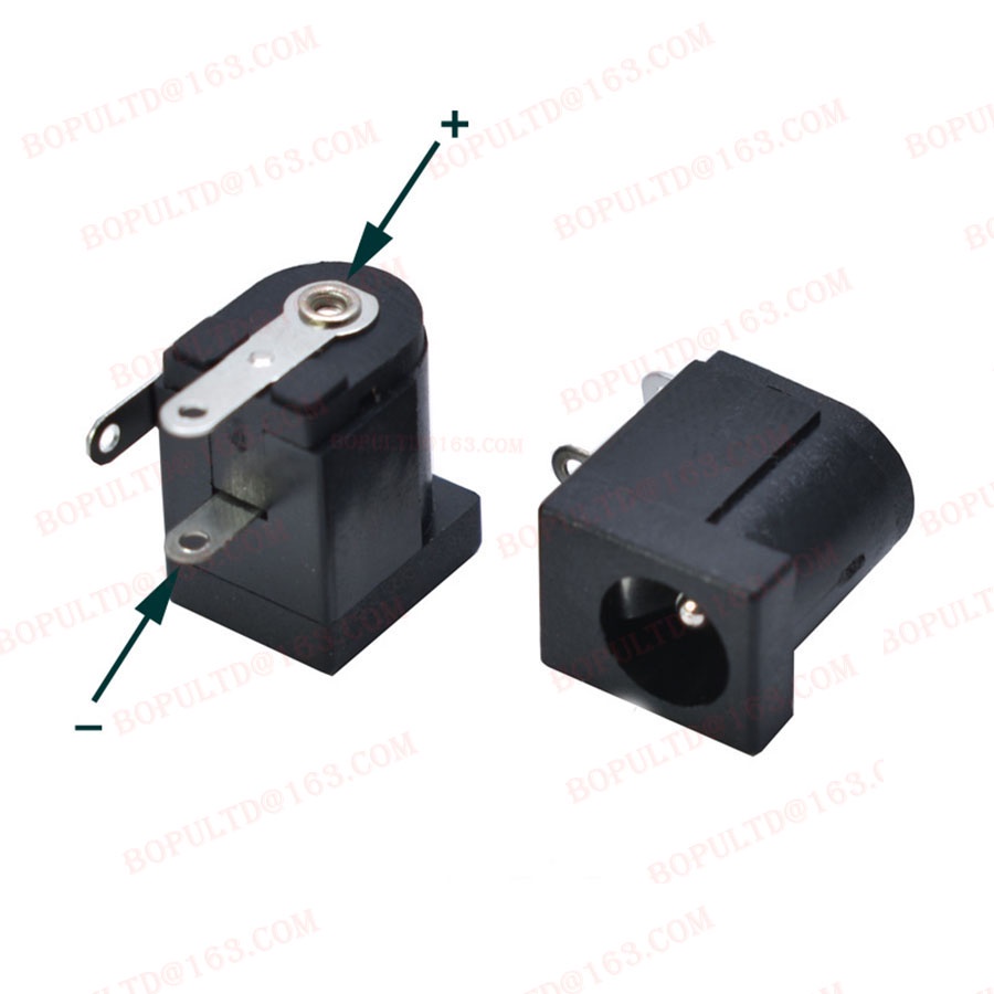 10pcs DC 5.5*2.1mm Power Supply Jack Socket 2.1mm x 5.5mm Connector Female Panel Mount Connector ...