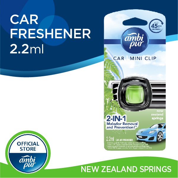 [Duplicated] Ambi Pur Car Air Freshener Mini Clip New Zealand Springs ...