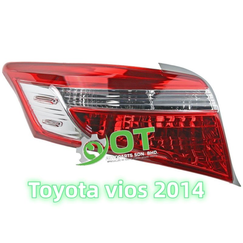 Toyota Vios NCP150 Rear Tail Lamp / Tail Light 2014 - 2016 100% NEW ...