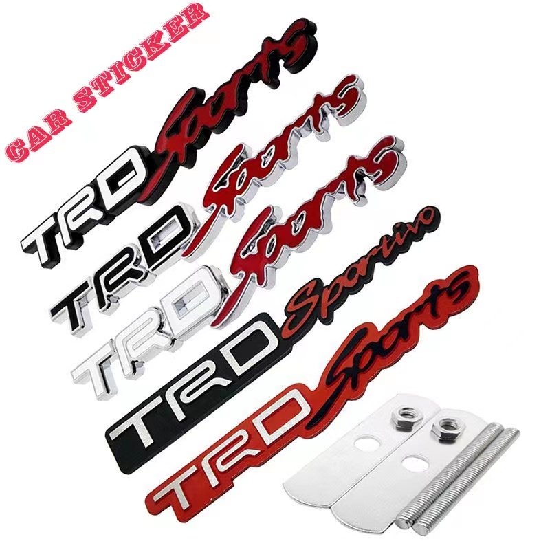 Dedicated to Toyota Toyota TRD Sports car stickers metal mesh car logo ...
