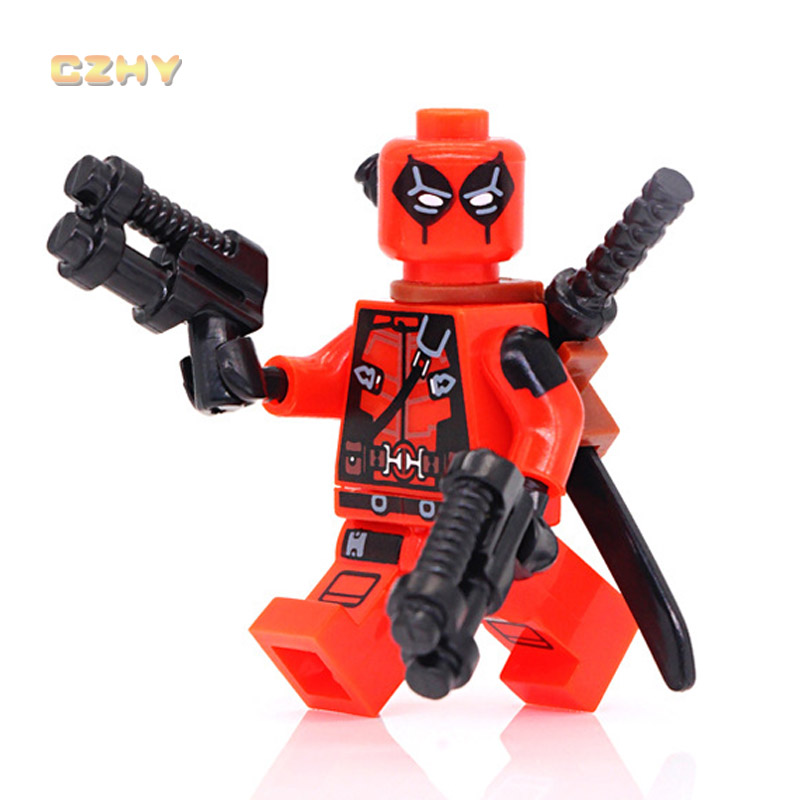 Deadpool Figurine Building Blocks Super Heroes Spiderman Carnage ...