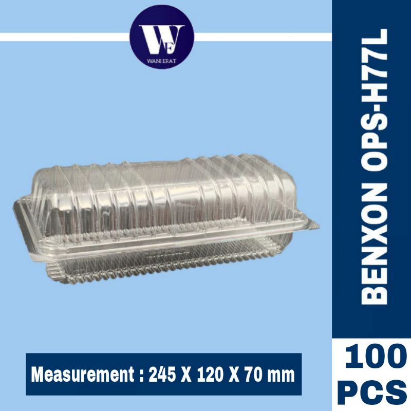 [100PCS] BENXON OPS-H77L / SWISS ROLL BOX WITH LOCK / BEKAS KEK SWISS ...