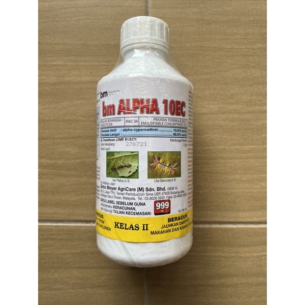 🔥BIG SALES🔥 [100% Original] [1L] BM ALPHA 10EC ALPHA-CYPERMETHRIN 10%w/w [Racun Kumbang Racun ...