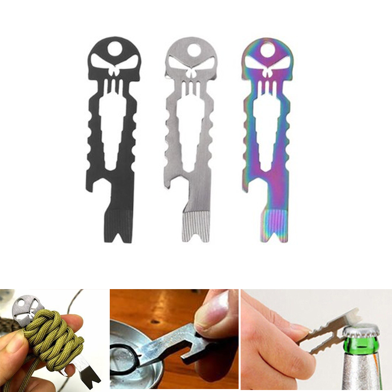 Skull Beer Bottle Opener Prybar Pry bar Crowbar multi pocket tool ...