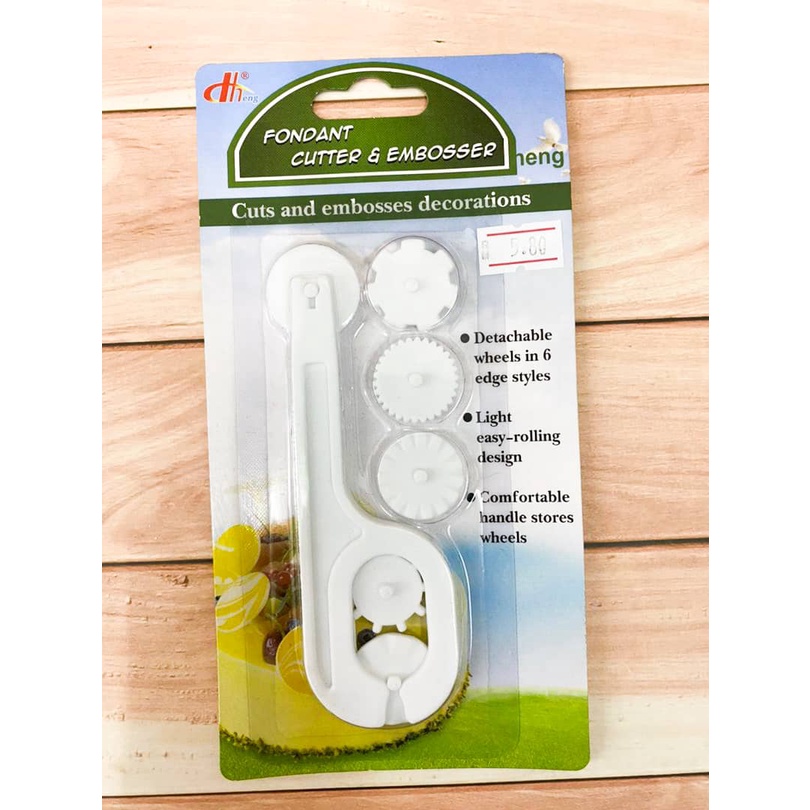 Fondant Cutter & Embosser Cuts and embosses decorations | Shopee Malaysia