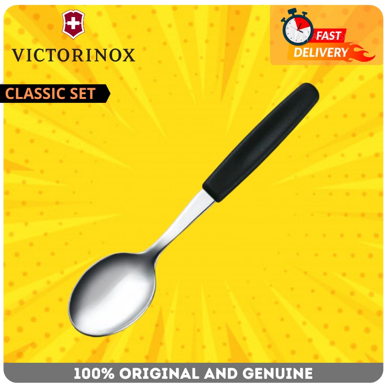 🔥100% ORIGINAL🔥 Victorinox Swiss Classic Coffee Spoon (Black) 5.1573 ...