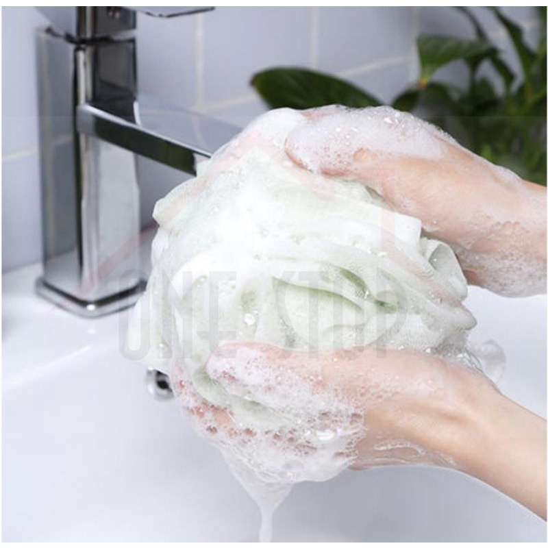 Bath Shower Ball Loofahs Mesh Pouf Shower Sponge Mesh Bath Exfoliating