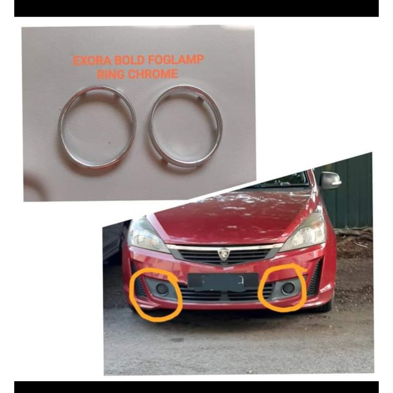 Exora Bold Front Bumper Foglamp Brackets Ring Chrome. ORIGINAL dan BARU ...
