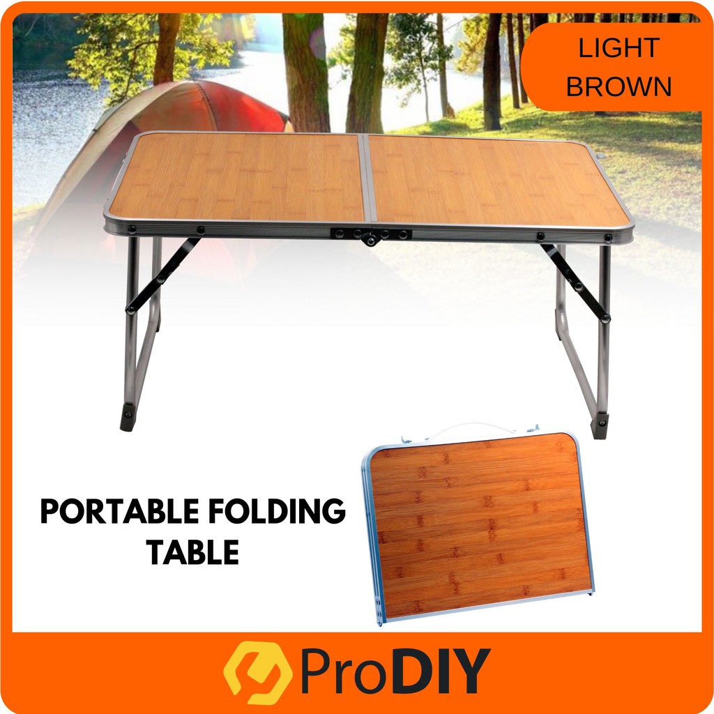 Meja Lipat Camping Meja Lipat Study Folding Table 40cm x 60cm ...
