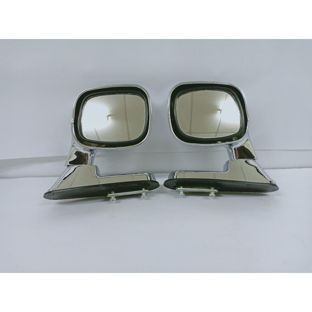 Side Mirror Fender Mirror Universal Chrome | Shopee Malaysia