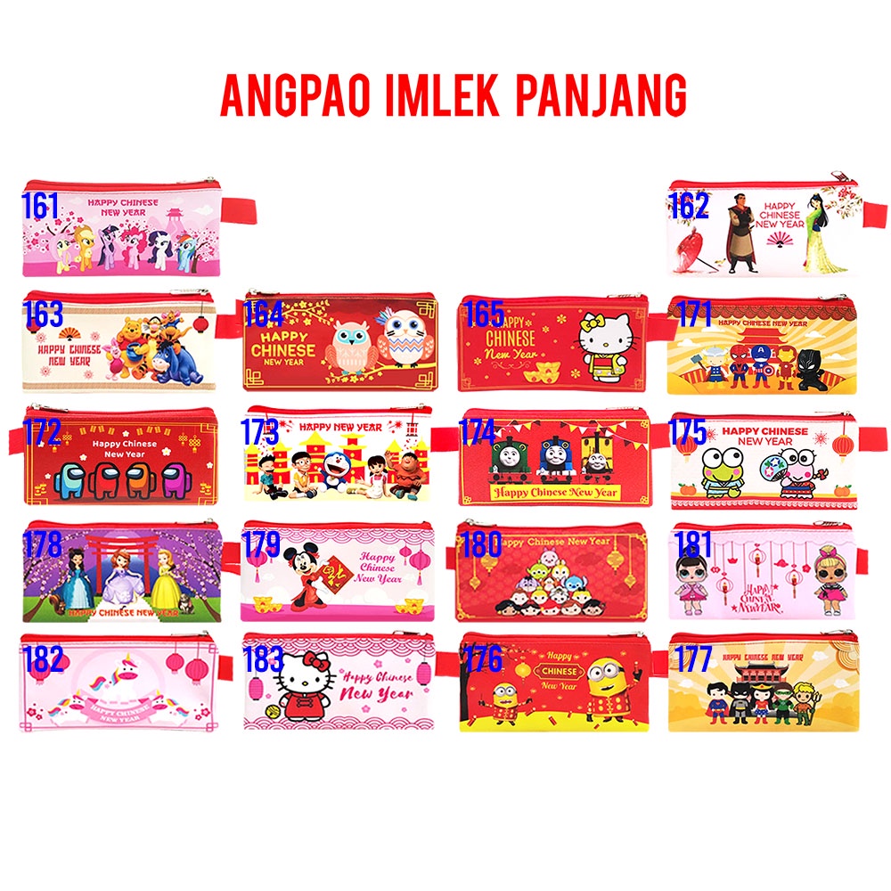Long Chinese New Year Chinese Angpao Wallet Character Happy Chinese New ...