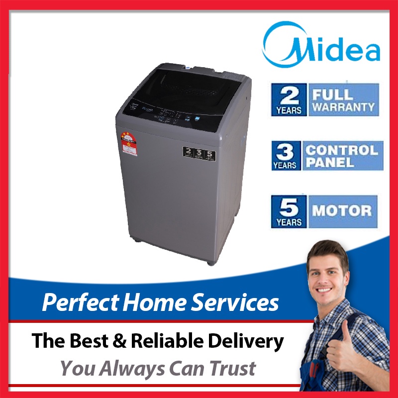 Midea 9.5KG (MFW-EC950) Top Load Fully Auto Washing Machine | Shopee ...
