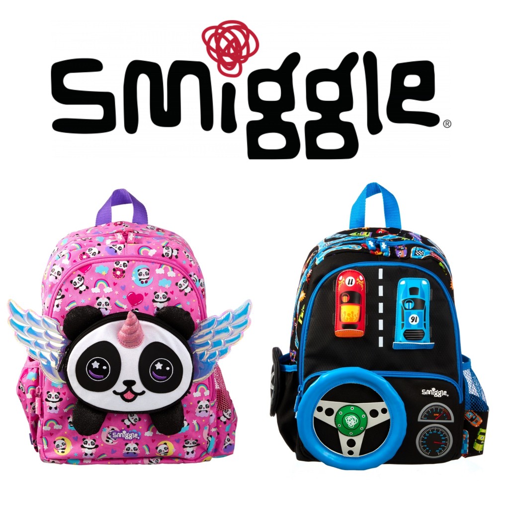Smiggle Panda Vroom Backpack Original Cute Boys Girls School Backpack ...