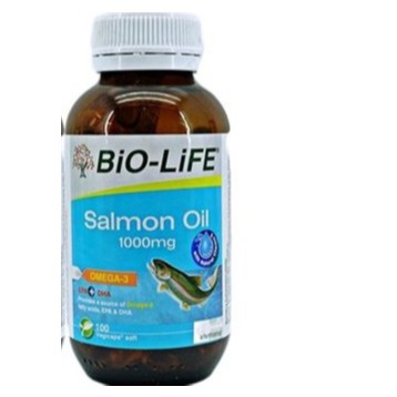 Bio-life Salmon Oil Plus Omega 3 EPA DHA 100 Capsules Halal | Shopee ...