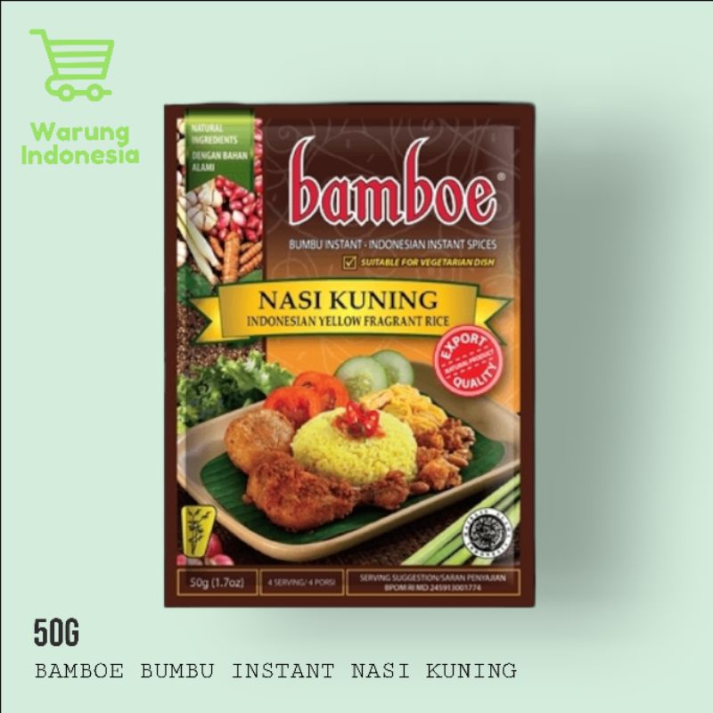 Bumbu Bamboe NASI KUNING / Sos Perencah / Food Paste Pes Instant - NASI ...