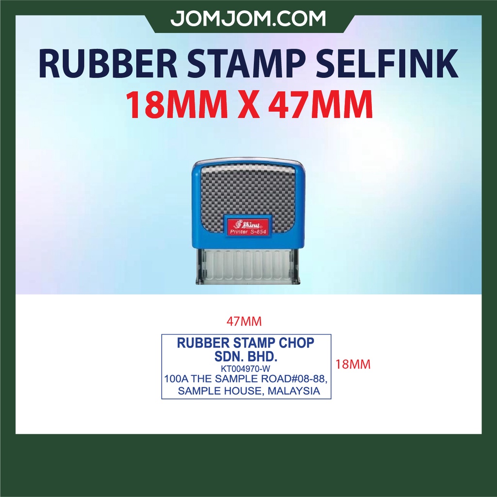 Rubber Stamp/Shiny/Self-Inking//Chop/Custom Made/Name Chop/ Company ...