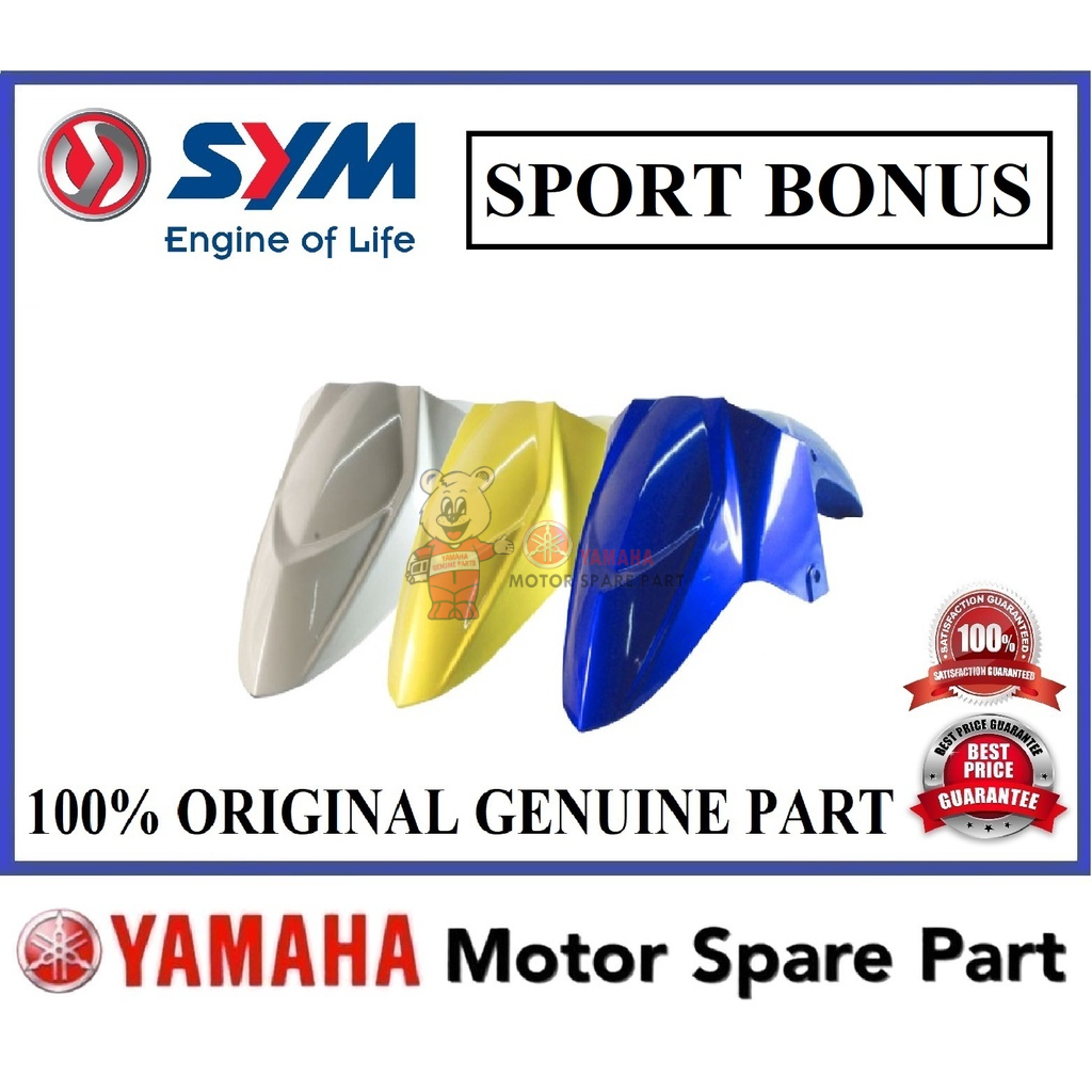 SYM SPORT BONUS FRONT FENDER 0 61100-VBA-0000 MUDGUARD MUD GUARD DEPAN ...