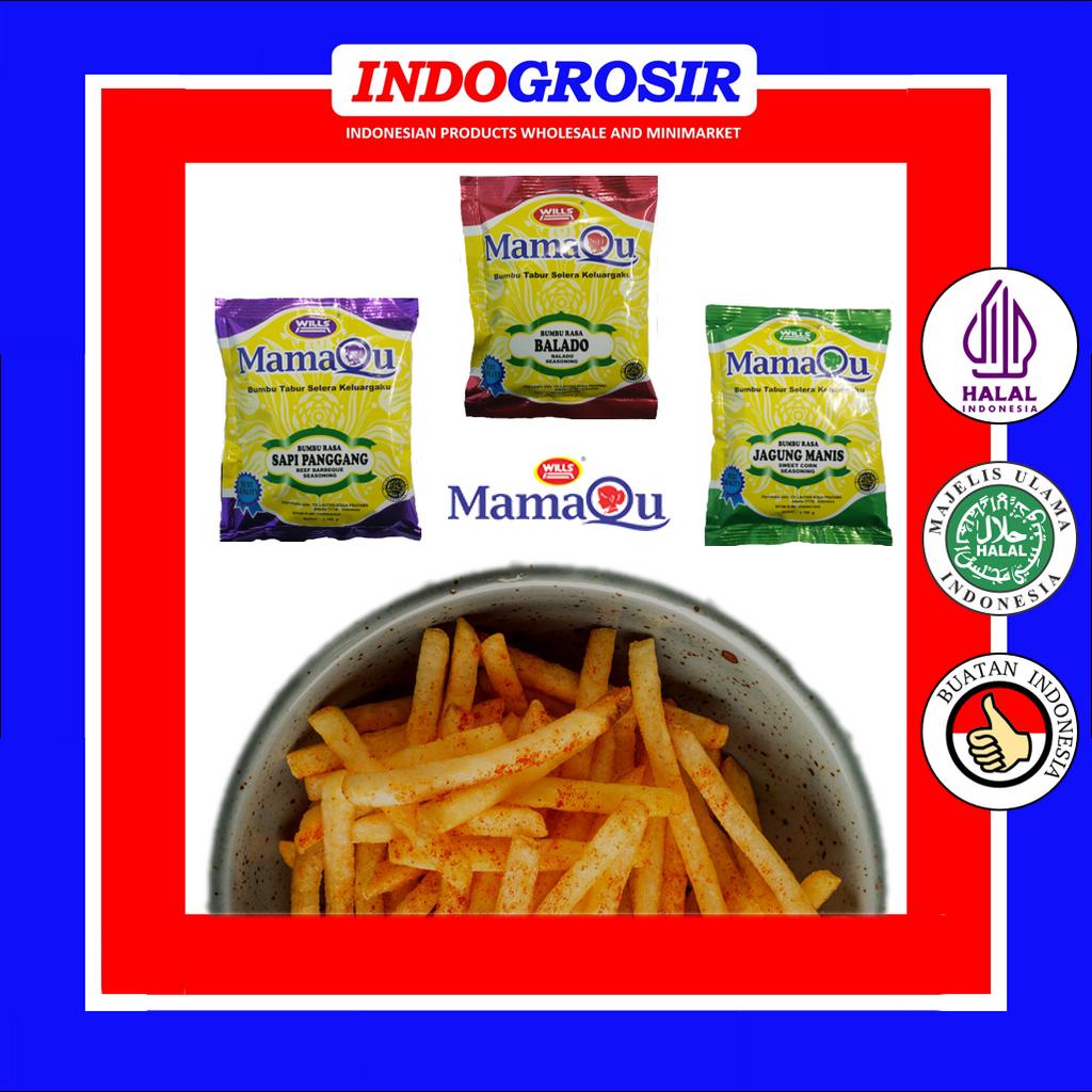 Mamaqu Bumbu Tabur Snack Kentang Goreng & Kerupuk Perisa Keju, Balado ...
