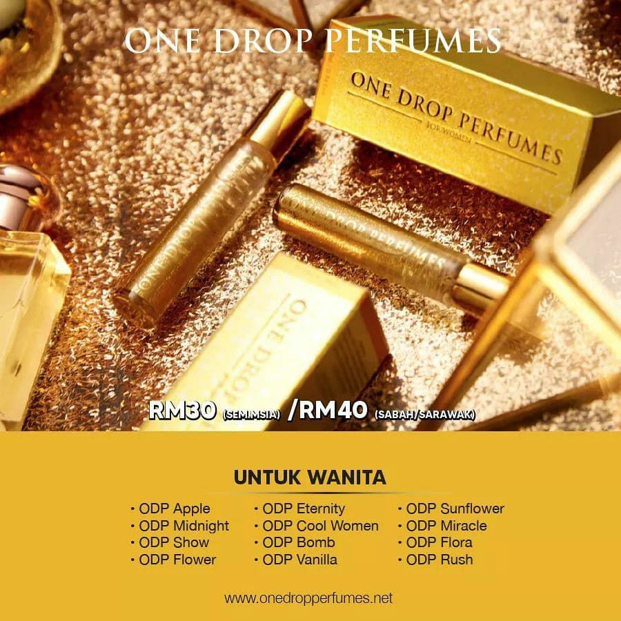 One Drop Perfumes For Her - 10 ml (New Packaging) | Shopee Malaysia