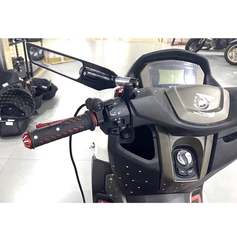 WINGLET SIDE MIRROR NAKED Universal Wind Wing Rear View Mirrors ...