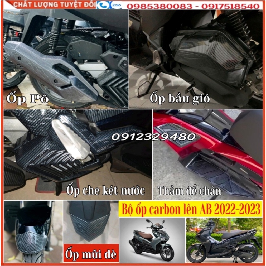[AB 2022-2023] Combo 5 Honda AirBlade 2022-2023 Carbon Cover, AirBlade 160cc, AirBlade 125cc ...