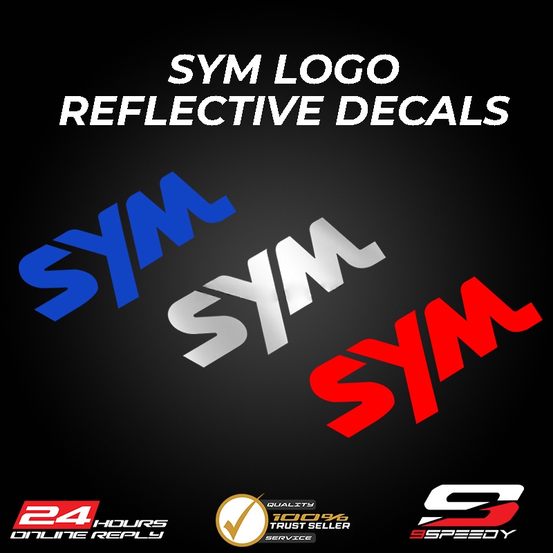 SYM LOGO Reflective Emblems | Shopee Malaysia