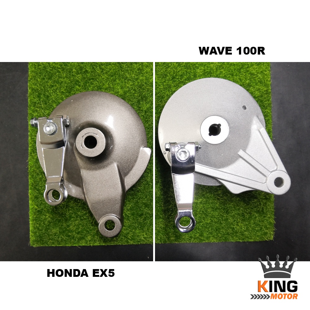 HONDA EX5 REAR HUB PANEL COMPLETE SET [ BRAKE SHOES INCLUDED] | Shopee Malaysia