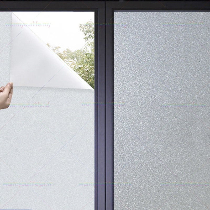 Width-60cm Length-1m Translucent Opaque Shading Glass Sticker Office ...