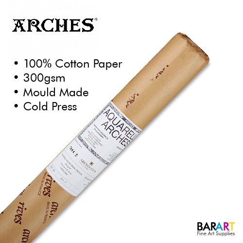 ARCHES 100% Cotton Watercolour Paper Roll | Shopee Malaysia