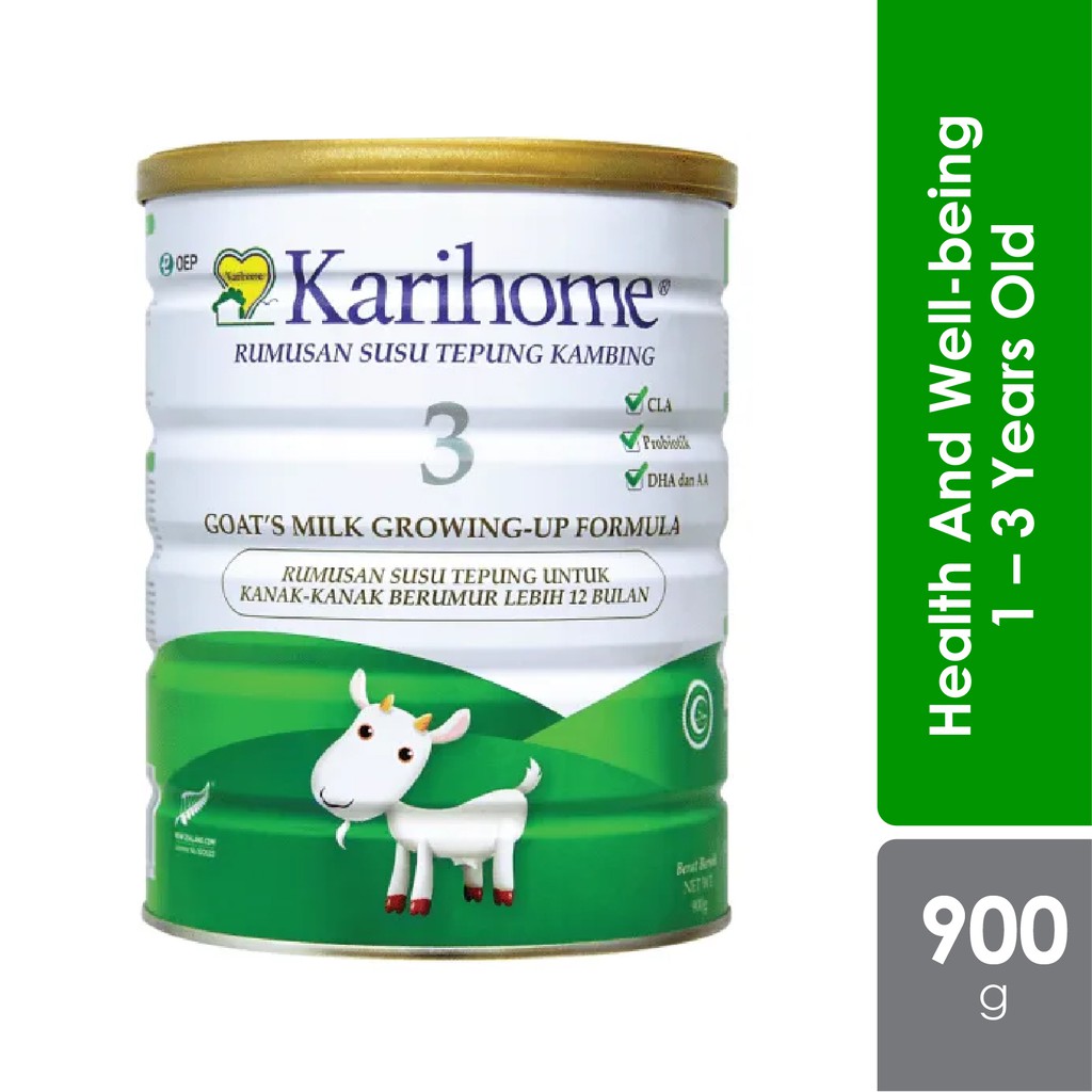 Karihome Step 3 Goat Milk Formula Growing-up Susu Kambing x 1 tin 900g ...