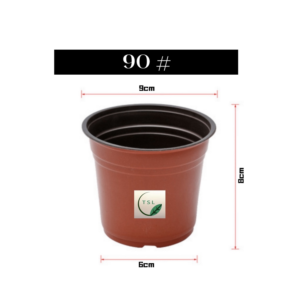 BUY 10 FREE 1 Plastic Pasu Bunga / Plastic Flowerpot / 塑料花盆 | Shopee ...