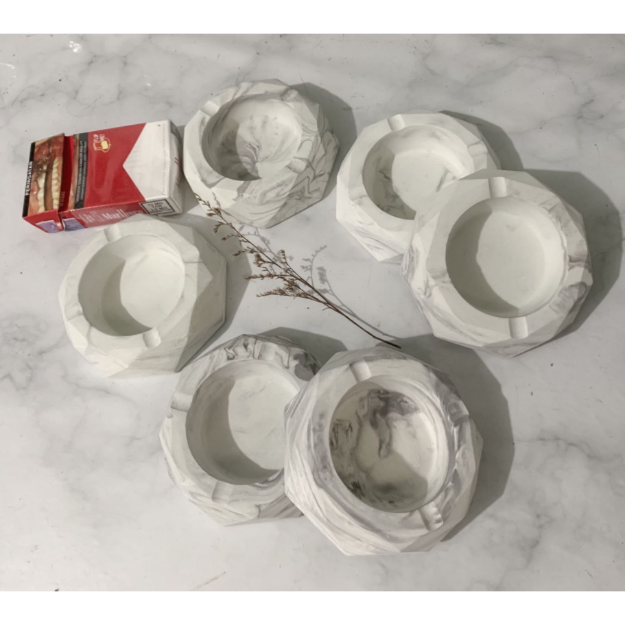 Concrete Ashtray Marble/Coaster Packages/Aesthetic Coaster/Concrete ...