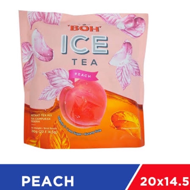 BOH Ice Tea Peach (20 Sachets) | Shopee Malaysia