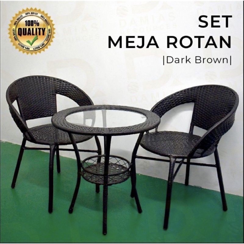 SET MEJA SANTAI 2 KERUSI DAN 1 MEJA SESUAI | Shopee Malaysia