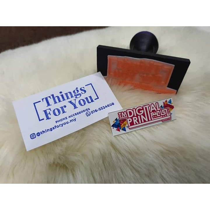 Rubber Stamps Cop Getah | Company Chop | Name Chop | Address Cop | Bank ...