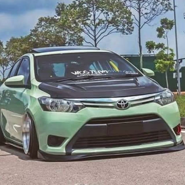 Toyota Vios NCP150 2013-2018 Front Thai Lips ( PU QUALITY ) | Shopee ...