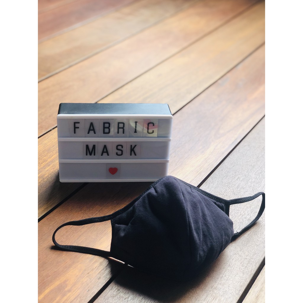 2pcs 3-layered Earloop Protective Bamboo Cotton Face Mask | Shopee Malaysia