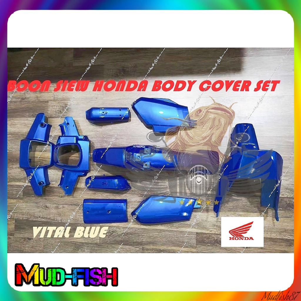 BSH HONDA EX5 DREAM 2 BODY COVER SET VITAL BLUE | Shopee Malaysia