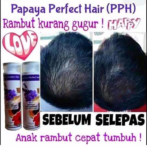 Syampoo 2 in 1 (natuwrel Papaya Perfect Hair) | Shopee Malaysia