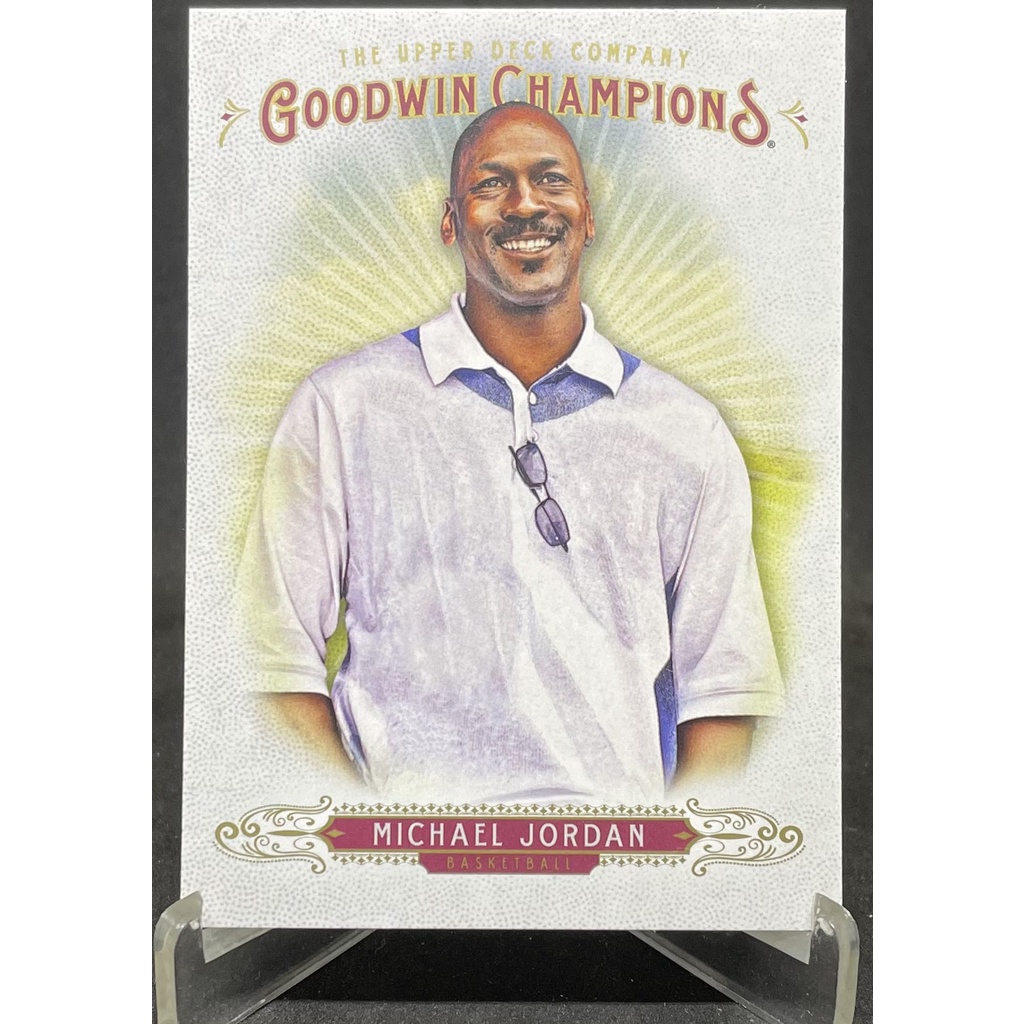 MICHAEL JORDAN 2018 UD GOODWIN CHAMPIONS 1 God Of Basketball | Shopee ...