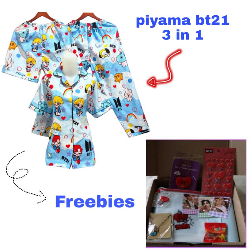 Pajamas bt21 / Pajamas bt21 3in1 / Pajamas bt21 Can Be 3 / Pajamas bt21 ...