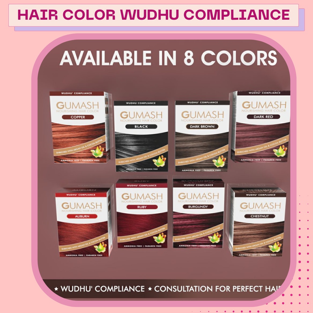 Termurah Pewarna Rambut Inai Rambut Halal Patuh Syariah Sah Solat ...