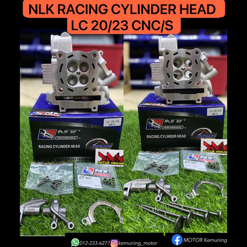 NLK SUPERHEAD RACING HEAD 135LC ( 20/23 MM ) ( 22/25 MM ) ( 23/26 VPRO) CNC PORTING V3 NLK ...