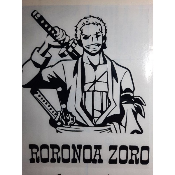 Sticker imej roronoa zoro / cutting sticker | Shopee Malaysia