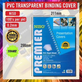 A4 PVC RIGID SHEET / BINDING COVER / KULIT BUKU / FACE SHIELD COVER ...