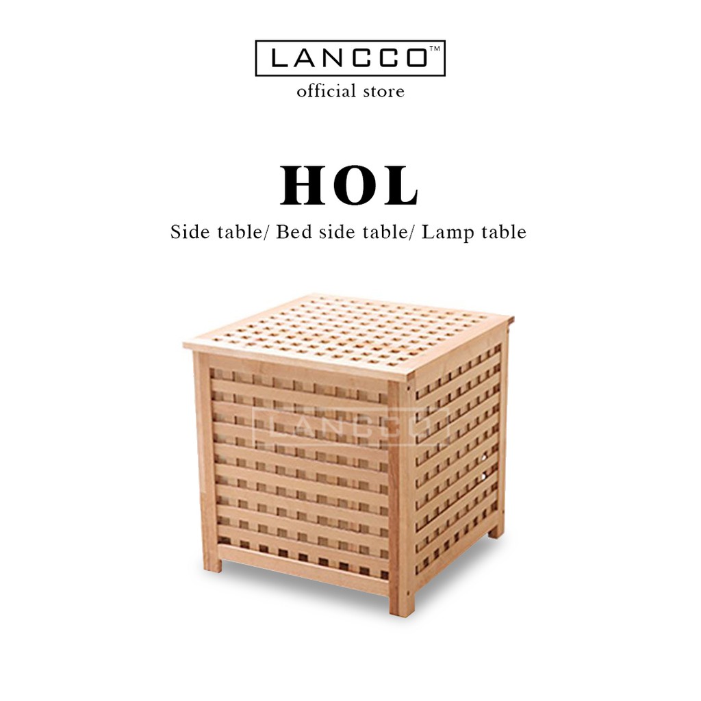 LANCCO: HOL Side Table Storage Bed Side Table Sofa Coffee Table Muji Design Scandinavian Full ...