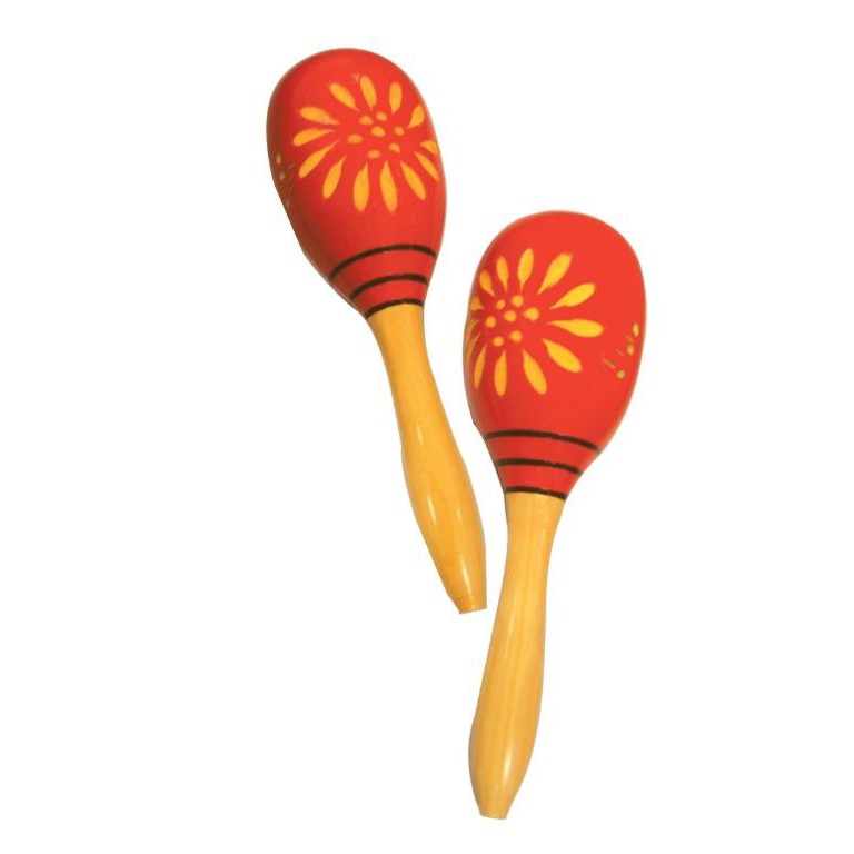 Wooden Maracas Hand Painted | Shopee Malaysia
