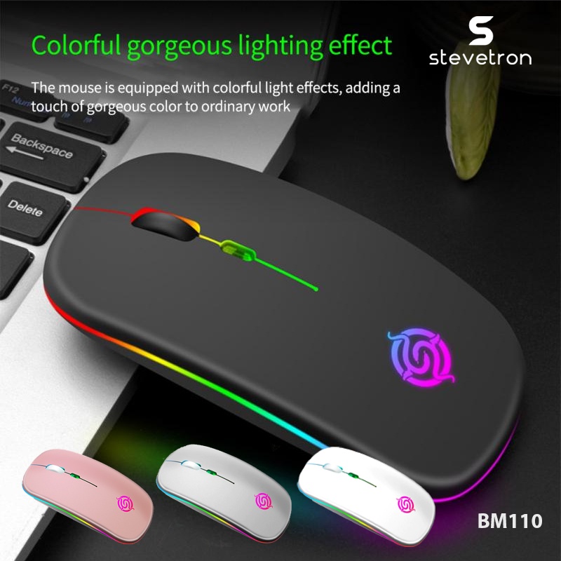 K-Snake BM110 Wireless RGB LED Backlit 2.4G Mouse | Shopee Malaysia