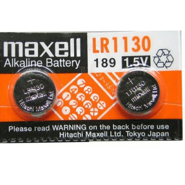 ORIGINAL MAXELL ALKALINE BATTERY LR1130 189 PRICE FOR 2 unit BATTERY (Wholesale) | Shopee Malaysia